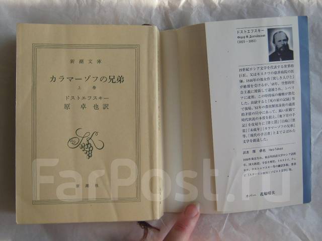 Ф. М. Достоевский на Японском! Takuya Hara 1978 Printed in Japan, б/у ...