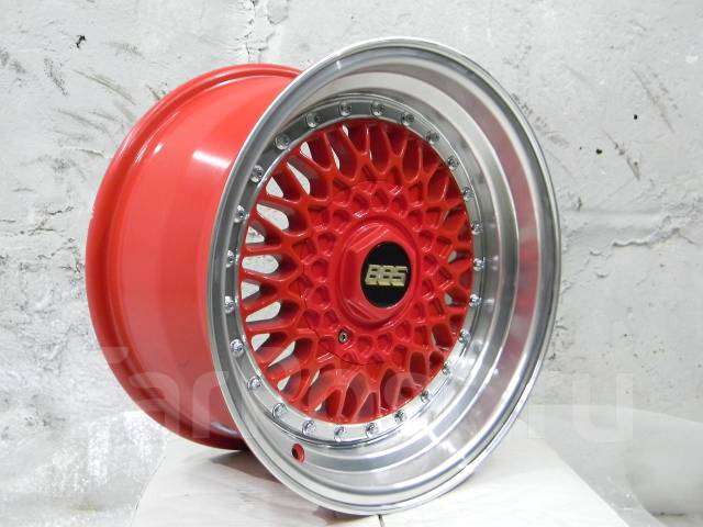 Комплект дисков BBS RS Red 15x8 +15 New 4x114.3/4x100, 15", 4 шт, 7,00 кг. 73,0 мм. новый во ...