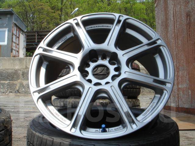 Красивые Work XC8 8j R17 +42 ! Brembo Gold OK ! (ИНВ№980) - Диски во ...