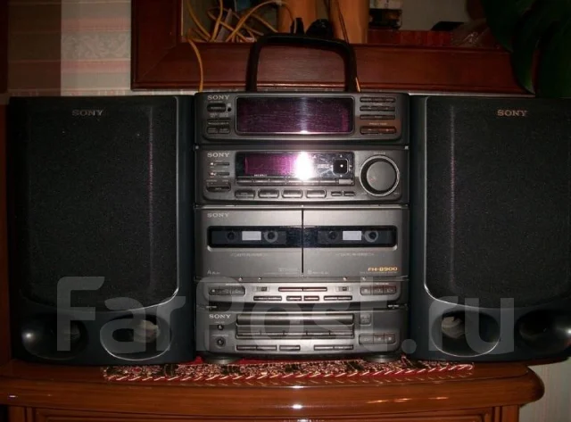 Музыкальный центр sony FH-B900, б/у во Владивостоке