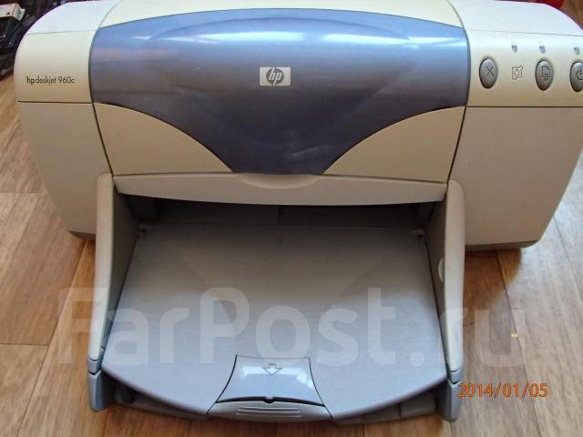 Струйный принтер HP deskjet 960c, б/у, в наличии. Цена: 999₽ во ...