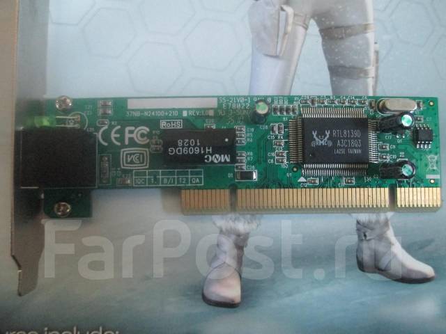 Новая сетевая карта RealteK RTL8139/810x Family для ПК! торг! обмен ...
