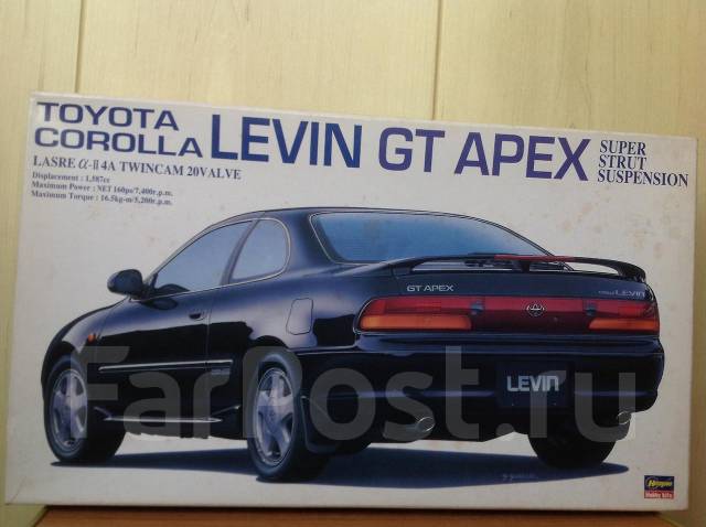 Сборная модель Toyota Corolla Levin Gt Apex Ae101. +Подарок! купить во Владивостоке по цене: 2 ...