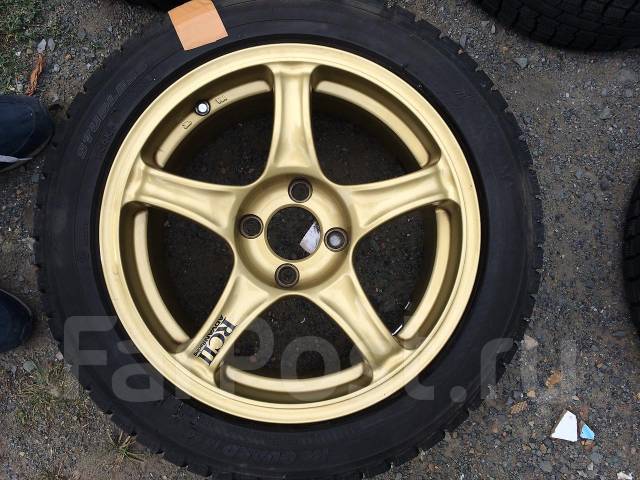 Редкие и нарядные золотые Advan RC2 R15 4x100 +35 - Диски во Владивостоке