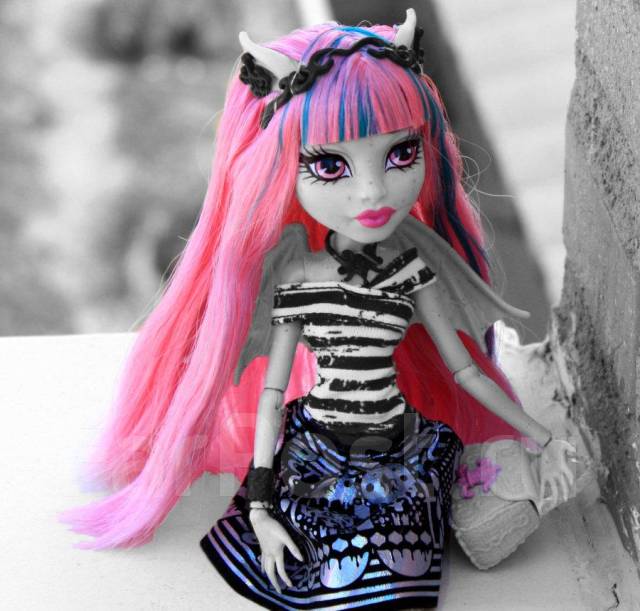 Эксклюзив! Рошель Гойл Базовая с питомцем Monster high Школа Монстров ...