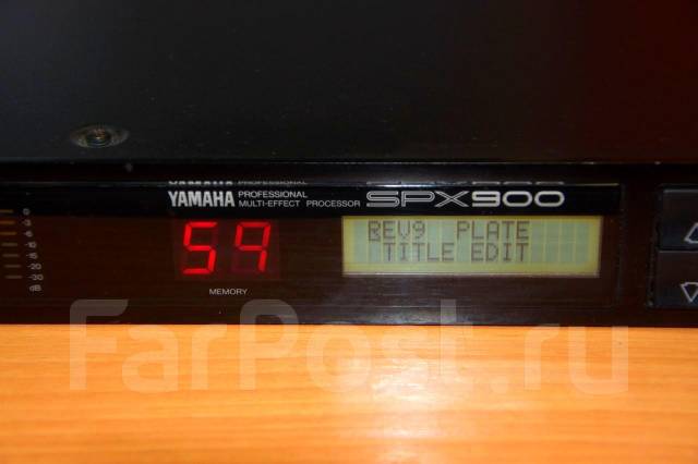 Yamaha SPX900 студийный процессор эффектов - Звуковое и сценическое ...