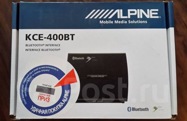 Alpine KCE-400BT Bluetooth Interface - Аксессуары во Владивостоке