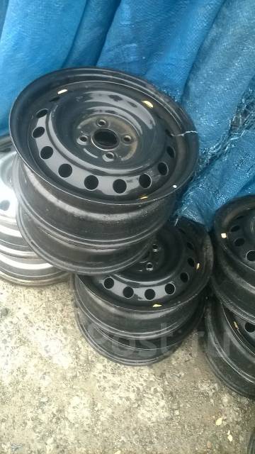 Диски toyota на 15, 15", 1 шт, 4x100, штампованные, 4 шт, б/у, в ...