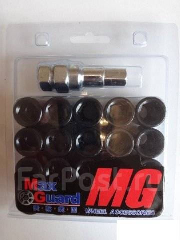 Гайки под шестигранник Max Guard черные 12mmxP1.25 (20шт +1ключ), новый ...