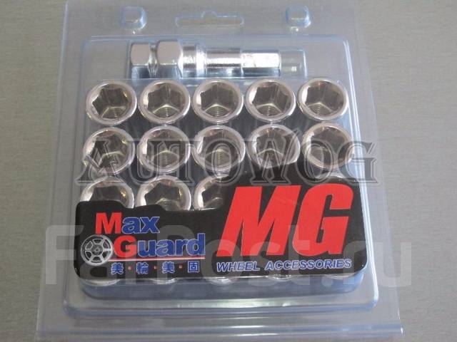 Гайки под шестигранник Max Guard хром 12mmxP1.25 (20шт +1ключ) - Гайки ...