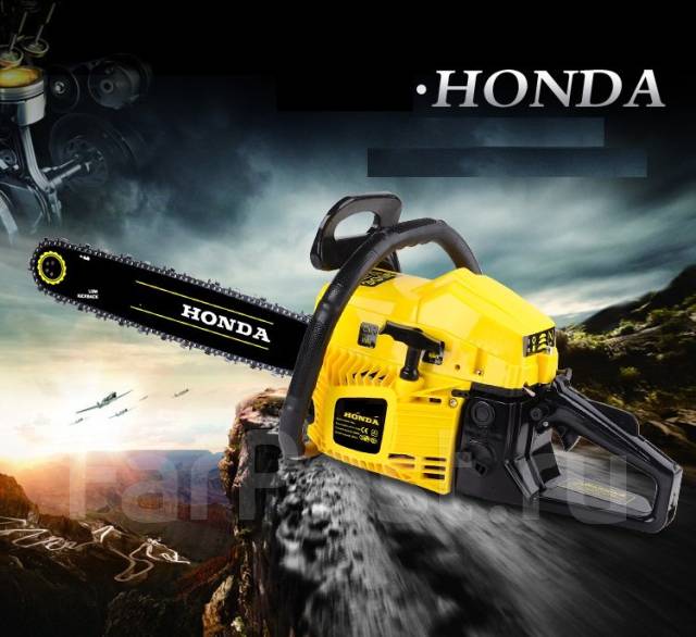 Бензопила Honda, новый, в наличии. Цена: 7 000₽ во Владивостоке