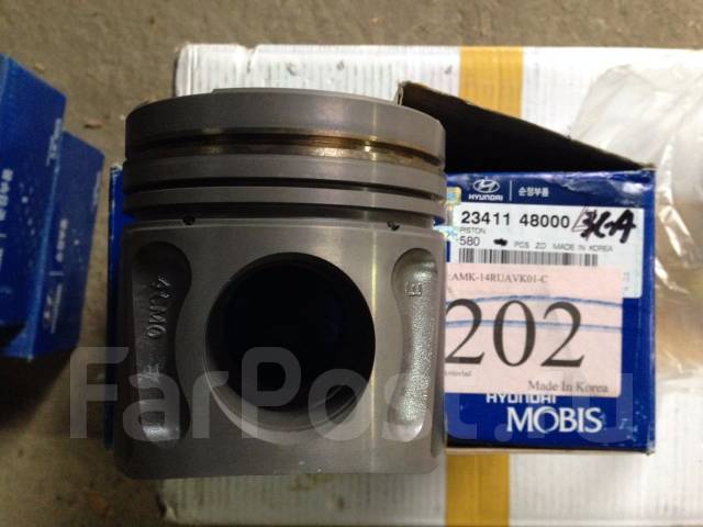 Поршень ДВС D4GA, D6GA 4 mm 2341148000 купить во Владивостоке по цене ...