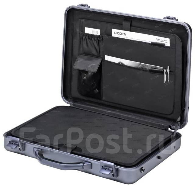 Алюминиевый кейс для ноутбука Dicota Alu Briefcase - Аксессуары в ...