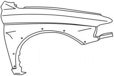 Крыло Mitsubishi Pajero Sport (97-)/Montero Sport (97-) в Москве