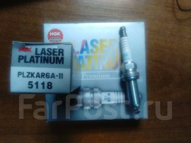 Свеча зажигания платиновая NGK Plzkar6A11, 5118, на Борисенко купить во ...