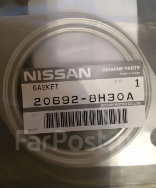 Nissan 206928H30A– Прокладка резонатора купить в Томске по цене: 550 ...