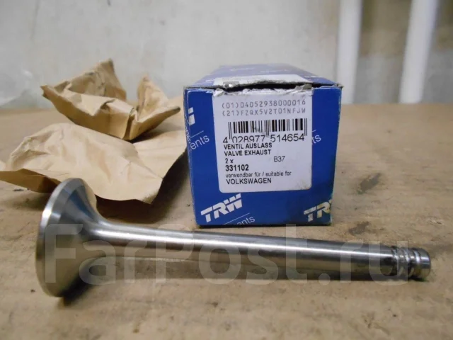 Клапан выпускной VW Passat 1.6-2.4D 331102 в Калуге