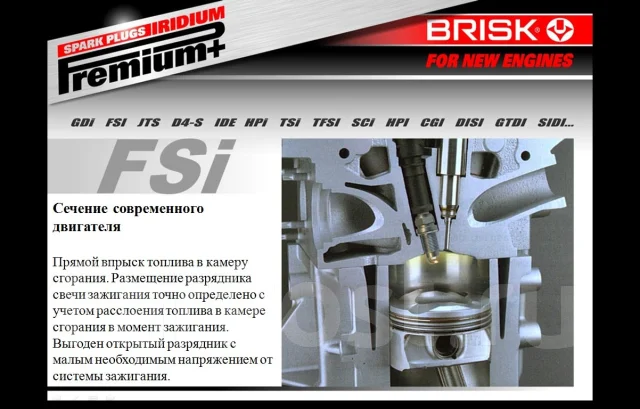 Иридиевые Свечи Зажигания Brisk Iridium =KR7AI, IKR7D, IXU22, и др ...