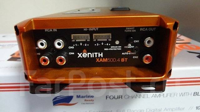 Усилитель мощности Cadence XAM-500.4BT 4-канальный) с Блютузом Марин ...