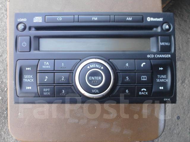 Штатная магнитола nissan X-trail т31 QR25, 2 DIN — 178x100 мм, б/у, в ...
