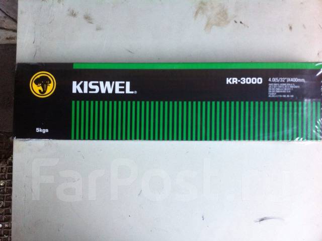 Электроды Kiswel KR-3000, новый, в наличии. Цена: 200₽ во Владивостоке