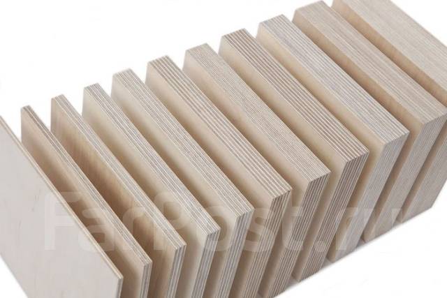 Фанера Березовая 10 мм. 1220 х 2440 мм. и 1525 х 1525 мм, в наличии в ...