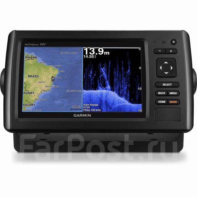 Garmin Echomap Chirp 72CV 74CV Картплоттер Карты Эхолот Трансдьюсер, б ...