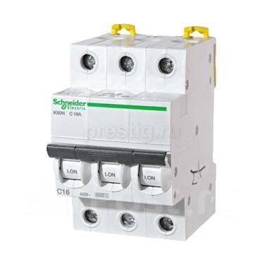 Автоматический выключатель iC60N 3П 25A C, Schneider Electric - Свет и ...