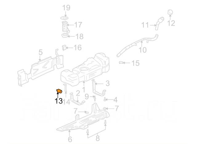 Фильтр топливный Chevrolet, Hummer, Buick, GMC Generic в наличии купить ...