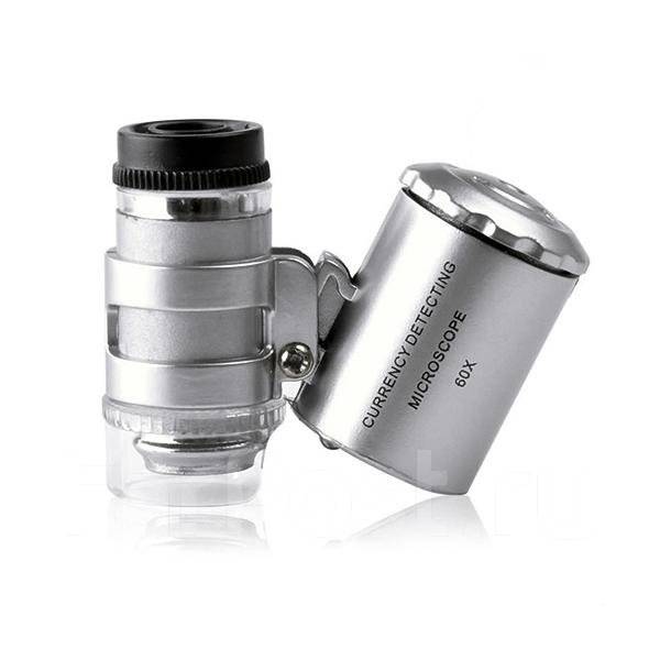 Микроскоп Kromatech 60x мини, с подсветкой и ультрафиолетом Владивосток ...