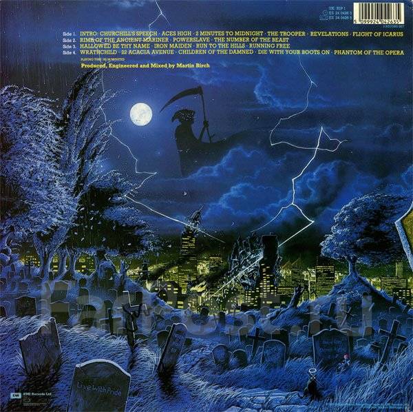 Винил. Iron Maiden – Live After Death (2LP, Album, Gatefold) 1985 UK ...
