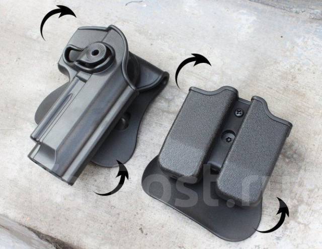 Кобура пластиковая с подсумками Beretta M92 - Охотничье снаряжение в ...