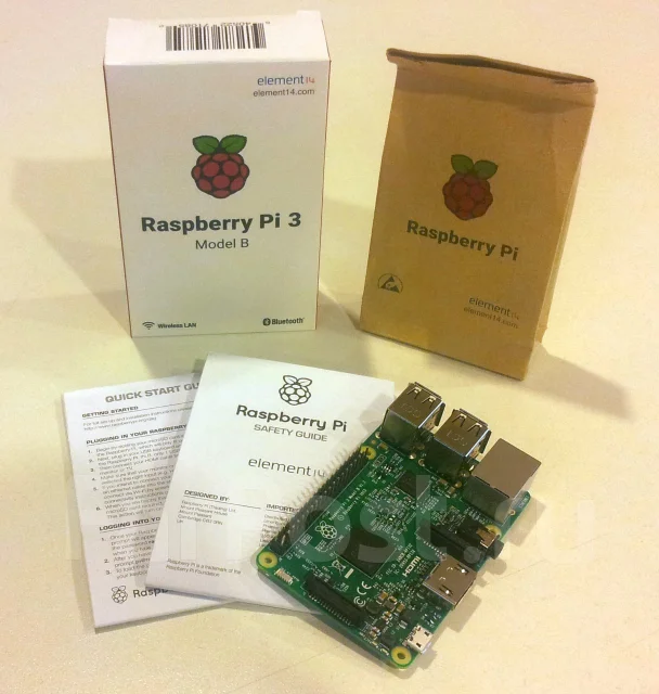 Raspberry Pi 3 Model B + SD карта (Микрокомпьютер) - Персональные ...