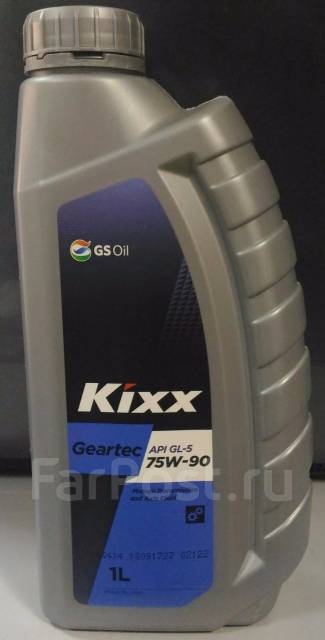 Масло трансмиссионное KIXX GL-5 75W90 1л, полусинтетическое, 1,00 л ...