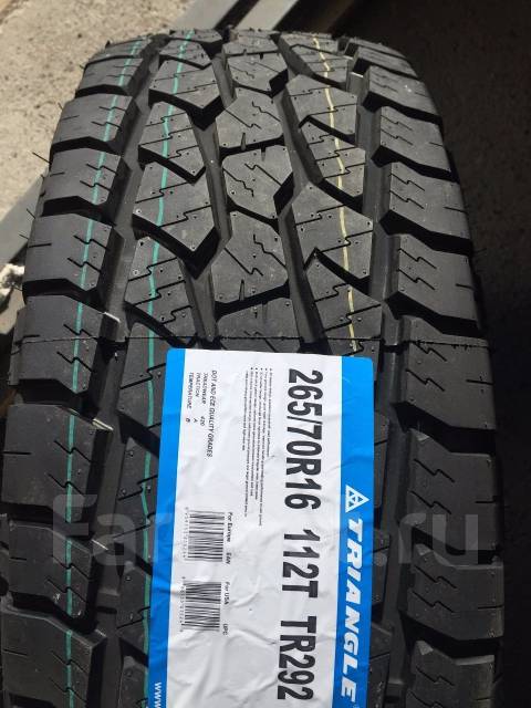 Triangle Group TR292, 265/70 R16, 16", 5 шт, в наличии, 265 мм, 70 %, радиальный, Грязь AT. Цена ...