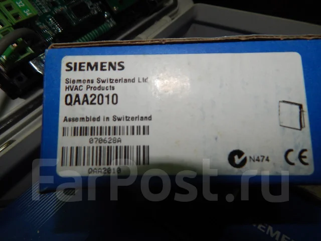 Датчик температуры в помещении Pt100 Siemens QAA2010, новый, в наличии ...