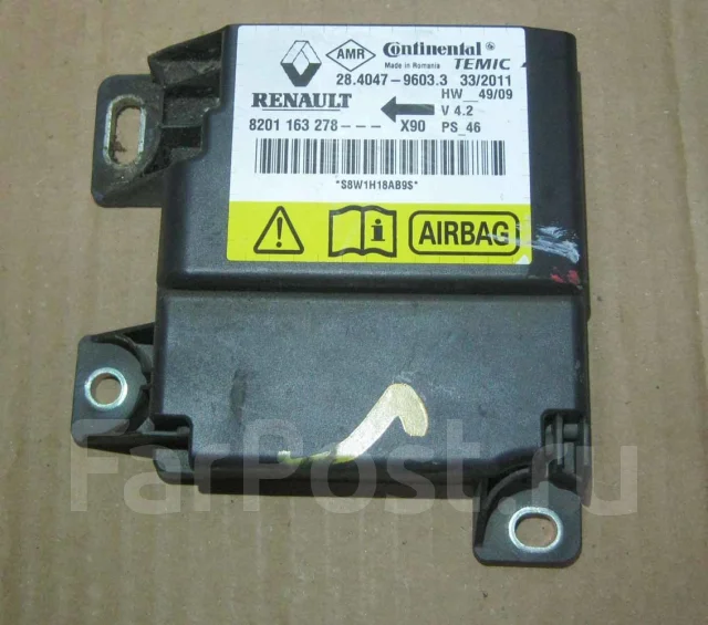 Блок управления AirBag Renault Logan 2011 в Калуге