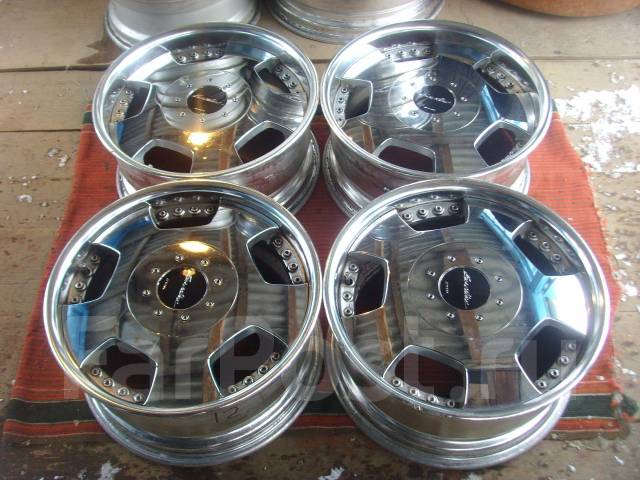 Шикарные хром. диски на 17 WORK / made in Japan/, 17", 1 шт, 6x139.7 ...