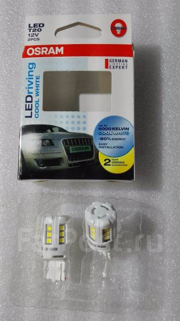 Osram LED диоды T-20 W21W, 7705CW холодный белый 6000k купить во ...