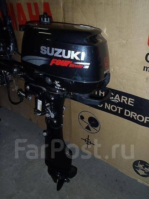 Лодочный мотор Suzuki 5л. с. 4х тактный, 2010г, без пробега по России ...