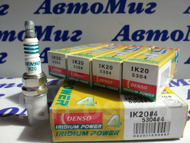 Свеча зажигания IK20 Denso ЦЕНА ЗА 8шт Iridium Power в Наличии купить ...