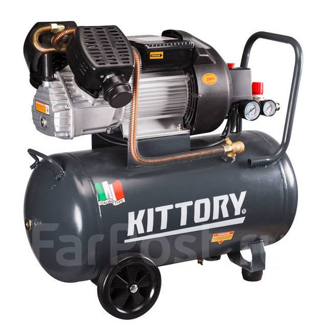 Воздушный компрессор Kittory KAC-50W. 50л, 400 л/мин, новый, под заказ ...