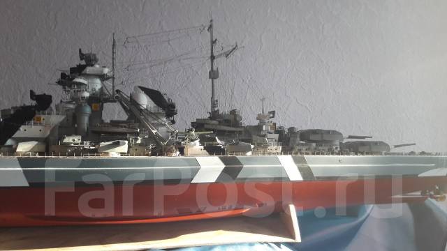 Модель корабля. Линкор "Бисмарк", мужчине, новый, в наличии. Цена: 100 ...