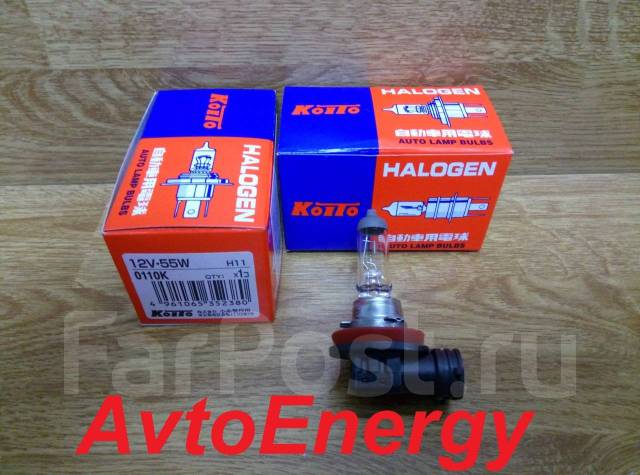 Лампа галогенная Koito H11 12V - 55W В наличии! ул Хабаровская 15В ...