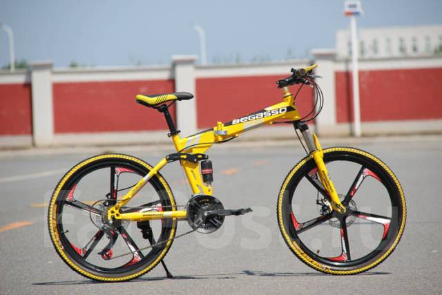 Модный складной велосипед Begasso 20" 27 скоростей Soldier, сталь ...