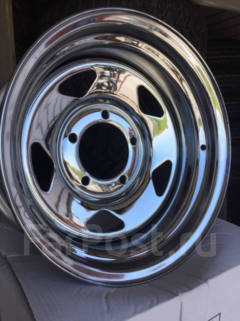 Новые хром диски R15 5*139/7 c выносом Эскудо, Уаз, Нива, YST, 15", 1 ...