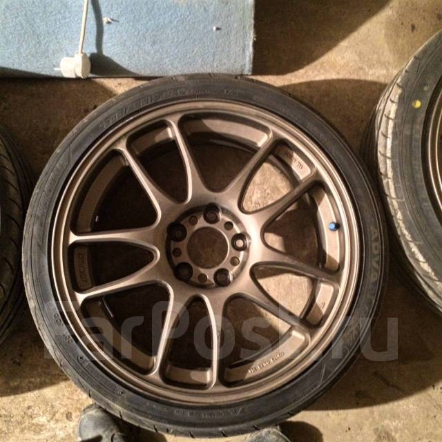 Диски Work Emotion CR-KAI R18 + резина Yokohama, 18", 1 шт, 5x114.3, 10 ...