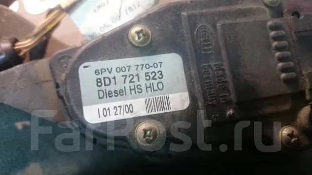 Педаль газа Audi A6C5 акпп 8D1721523 в Москве