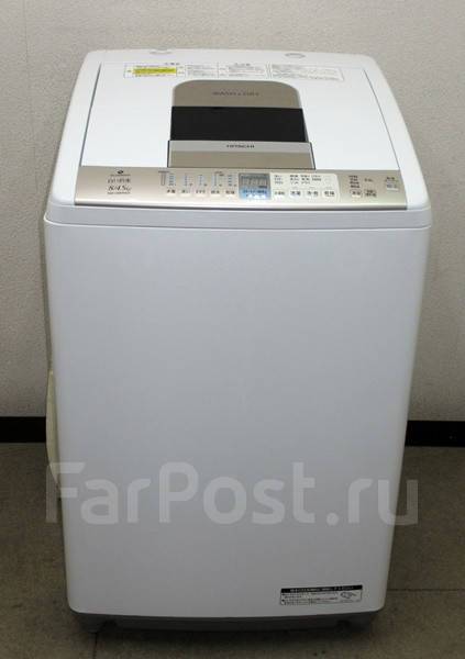 Hitachi стиральная машина с вертикальной загрузкой 8kg 2012 г, б/у, под ...