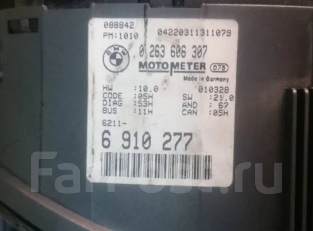 Щиток приборов BMW E46 M47d20 M57d30 62116910277 в Москве